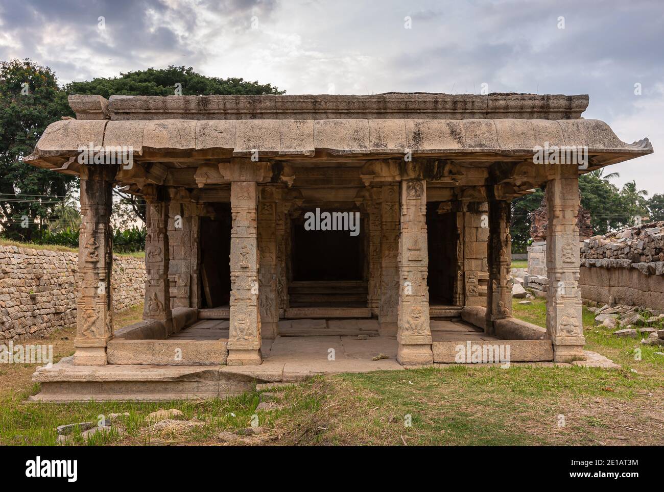 Hampi, Karnataka, India - November 4, 2013: Prasanna Virupaksha ...