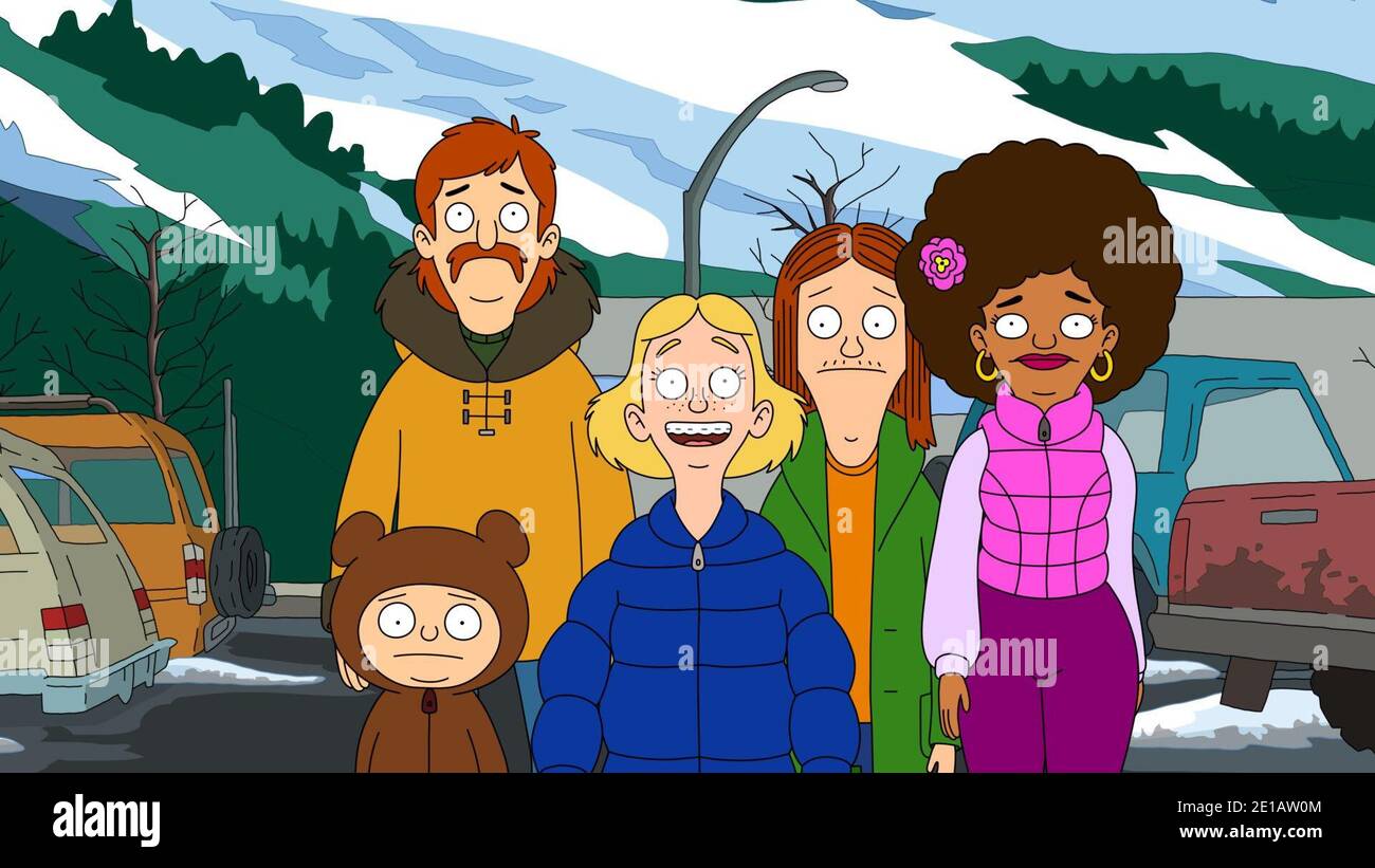 THE GREAT NORTH, clockwise from lower left: Moon Tobin (voice: Aparna ...