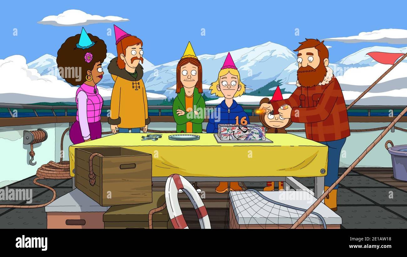 THE GREAT NORTH, from left: Honeybee (voice: Dulce Sloan), Wolf Tobin ...