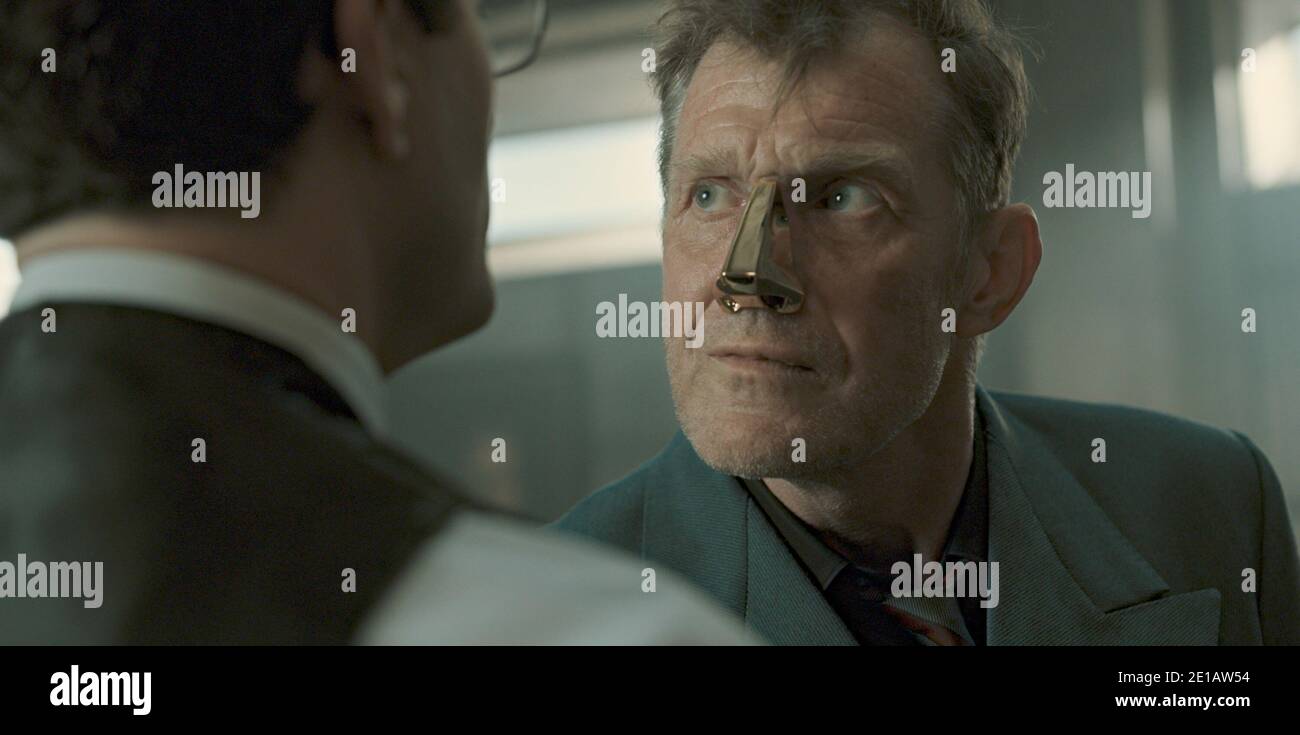 PENNYWORTH, from left: Edward Hogg (back to camera), Jason Flemyng, The ...