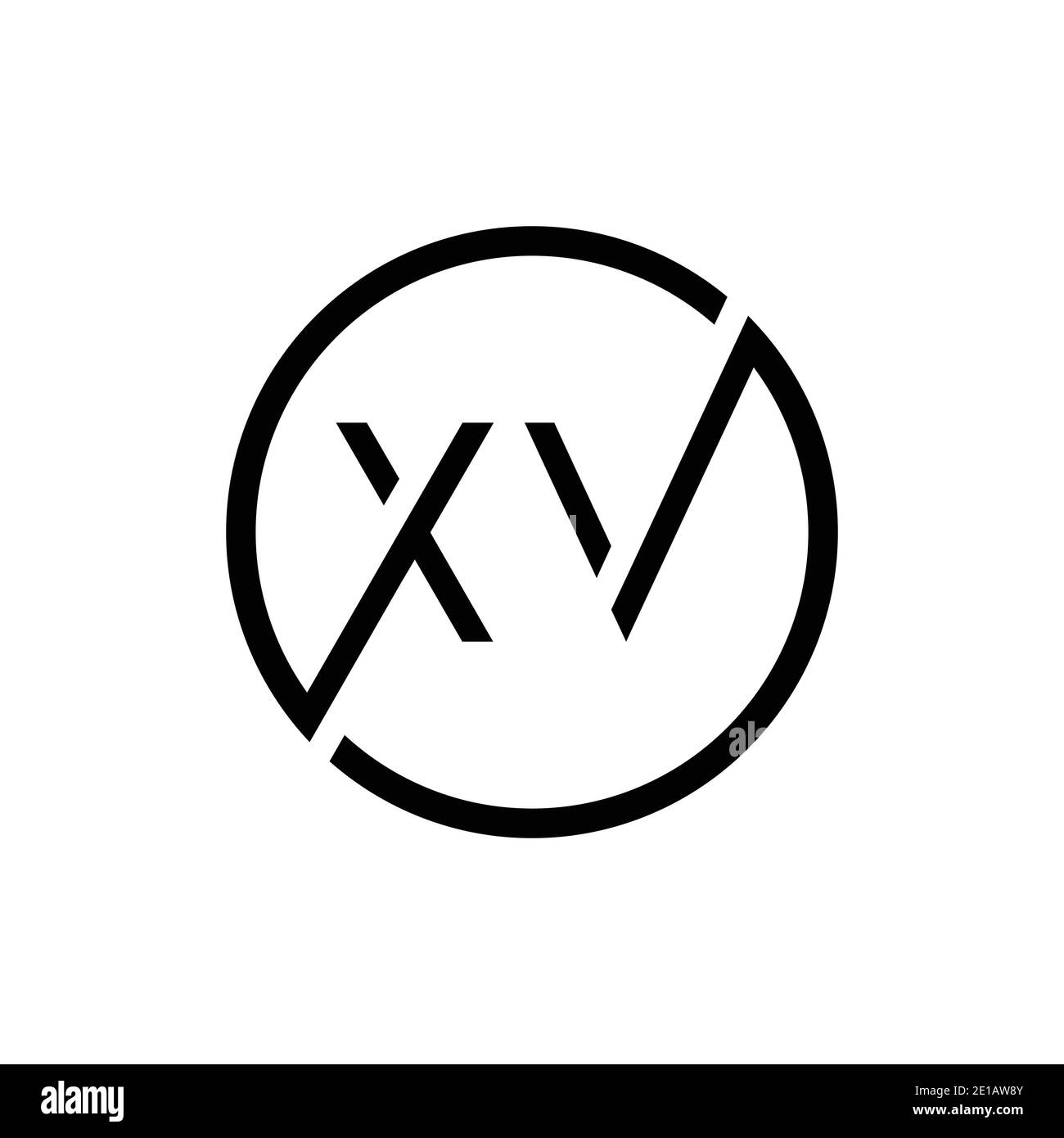 Xv logo Black and White Stock Photos & Images - Alamy