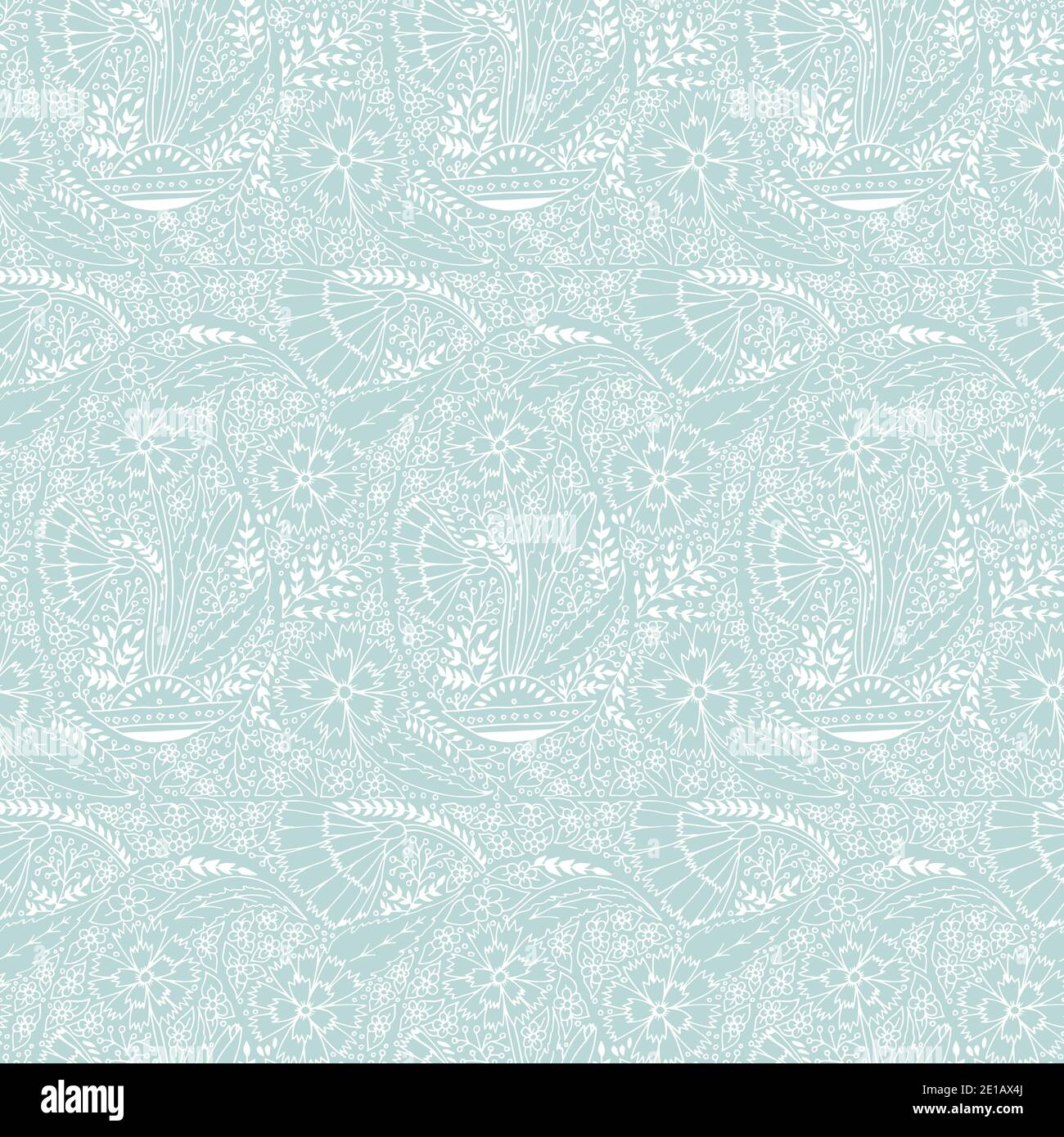 Vector paisley repeat seamless pattern. Traditional historic pattern ...