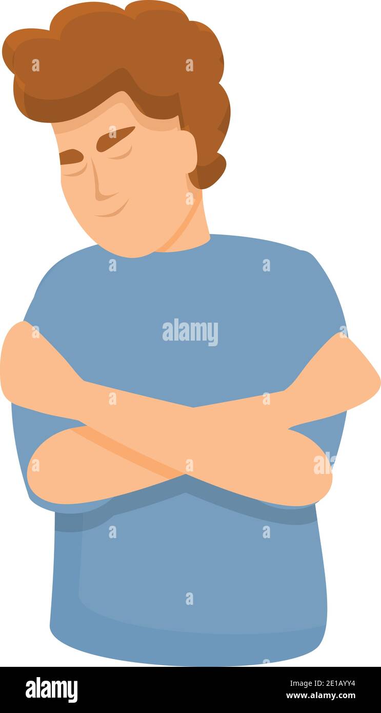 Man self care icon. Cartoon of man self care vector icon for web design ...