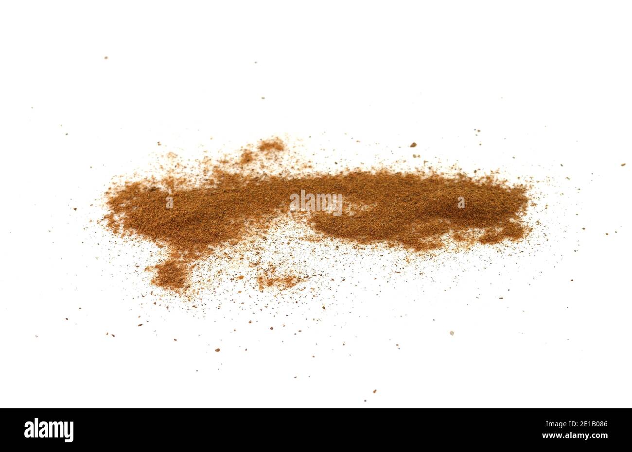 cinnamon powder isolated on a white background Stock Photo - Alamy