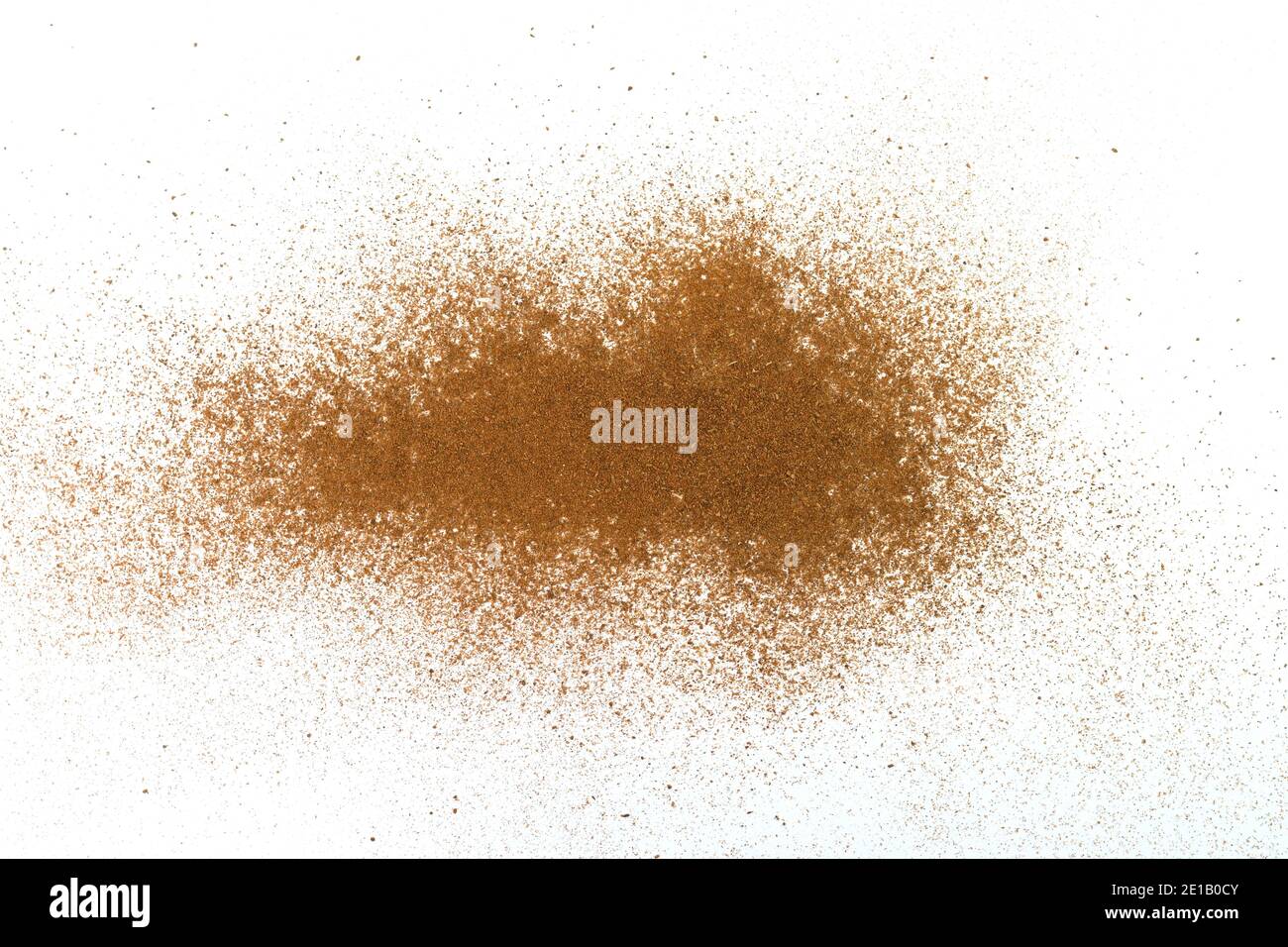 cinnamon powder isolated on a white background Stock Photo - Alamy