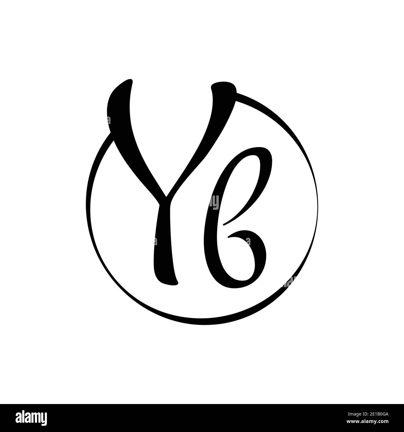 Yb logo vector vectors hi-res stock photography and images - Alamy