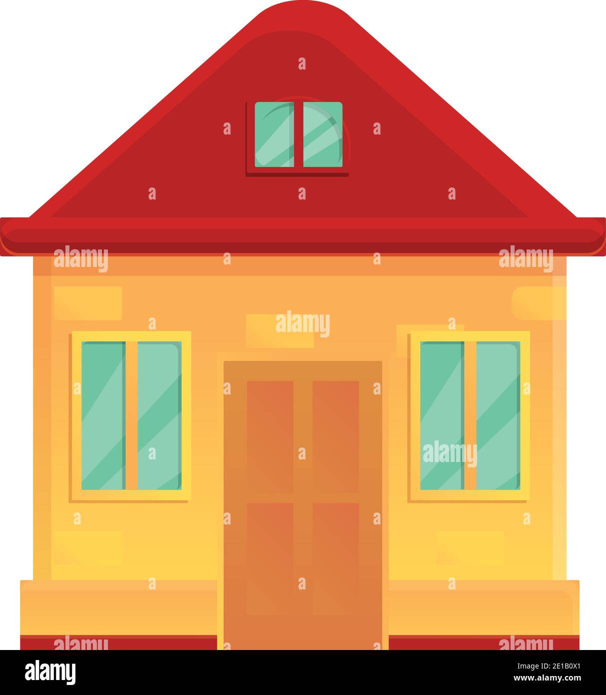 Family home icon. Cartoon of family home vector icon for web design ...