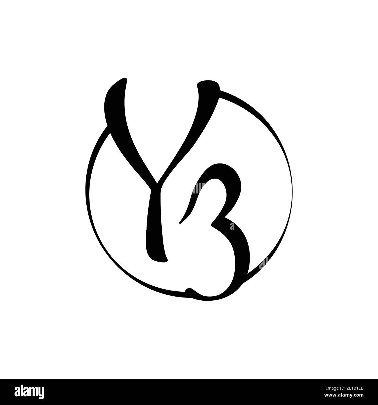 Yz Letter Stock Vector Images - Alamy