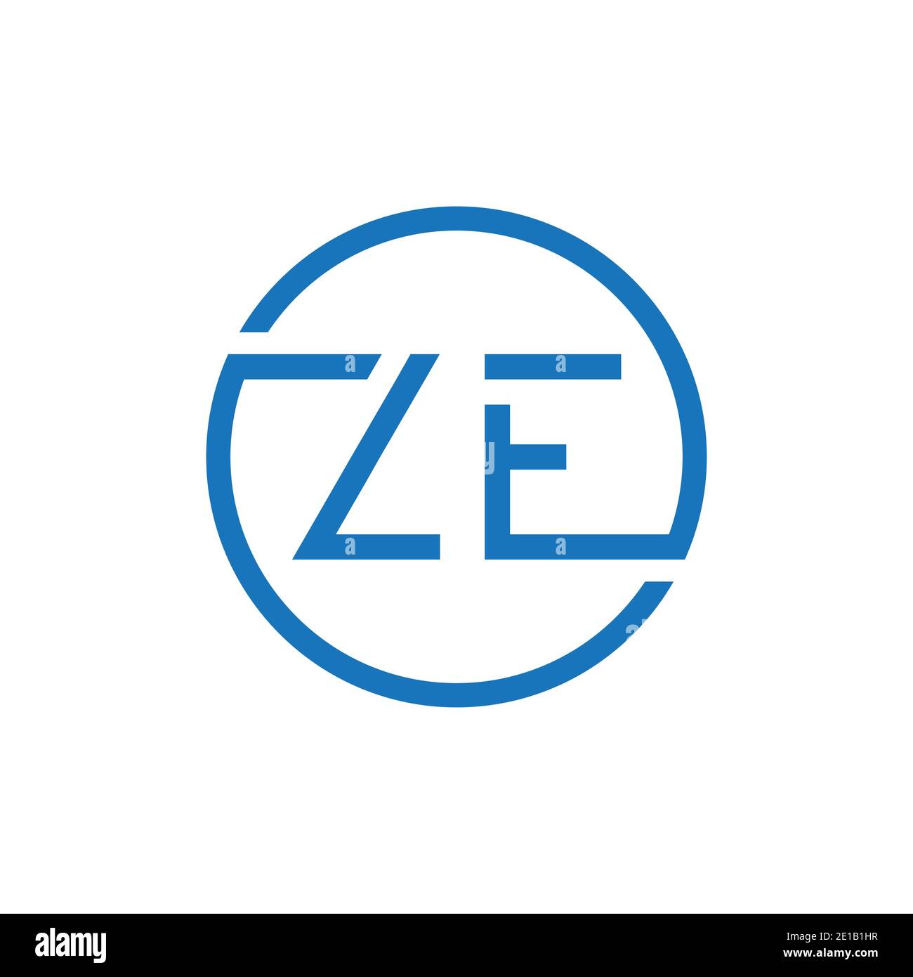 Ze logo design hi-res stock photography and images - Alamy