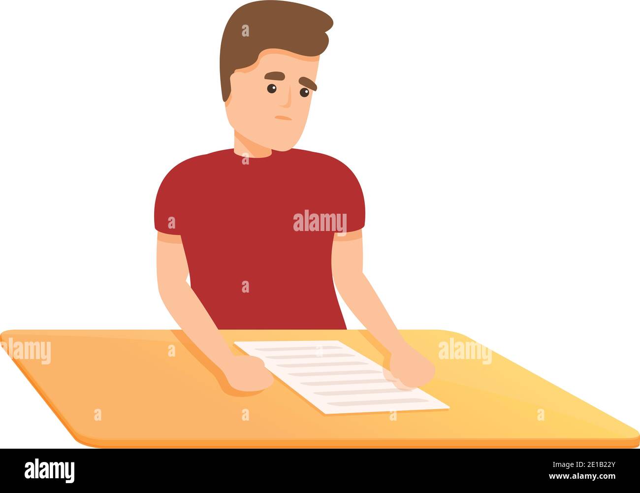 School test pencil icon. Cartoon of school test pencil vector icon for ...