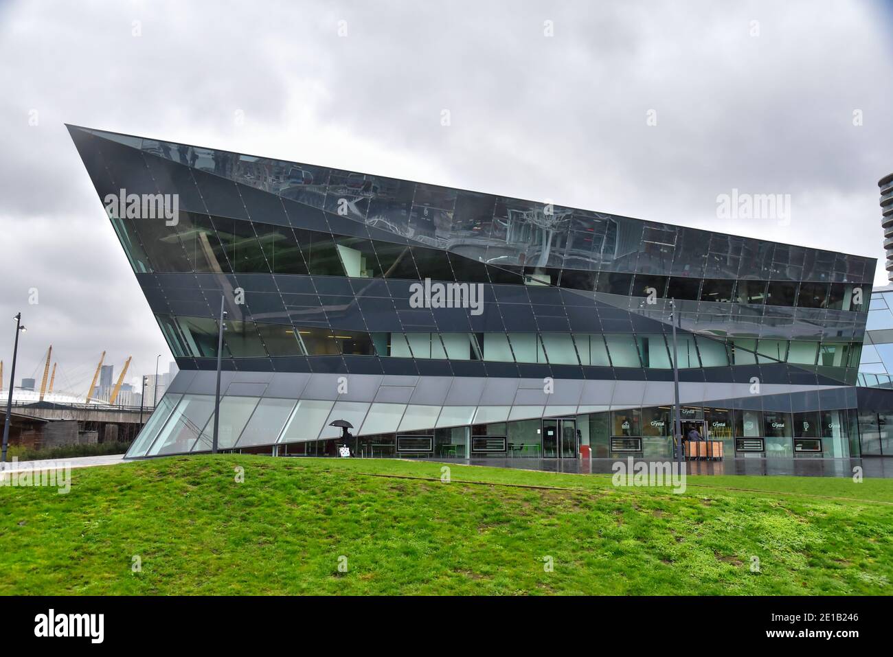 London, UK. 05th Jan, 2021. View of the Crystal Building in London ...