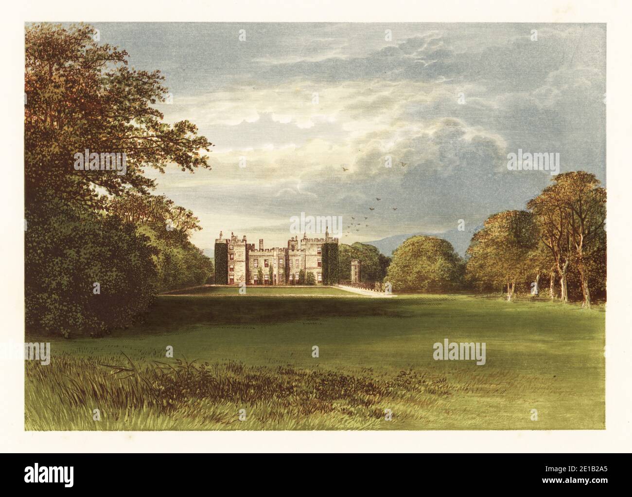 Chillingham Castle, Northumberland, England. Medieval castle ...