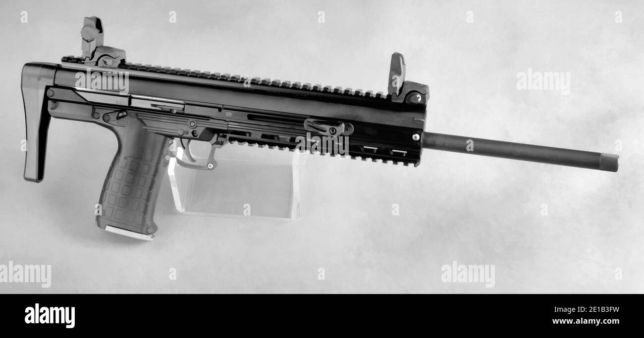 Modern 22 calaber compact gun Stock Photo - Alamy