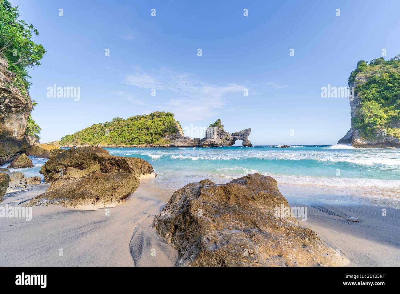 Atuh beach, Nusa Penida, Bali, Indonesia Stock Photo - Alamy