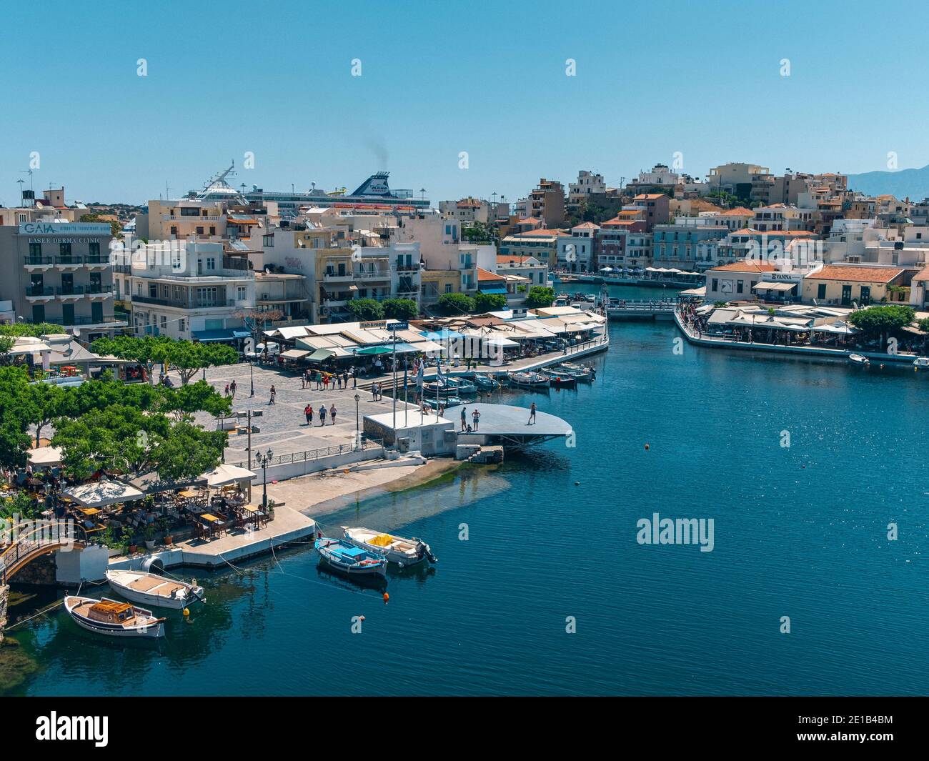 Cityscape agios nikolaos crete greece hi-res stock photography and ...