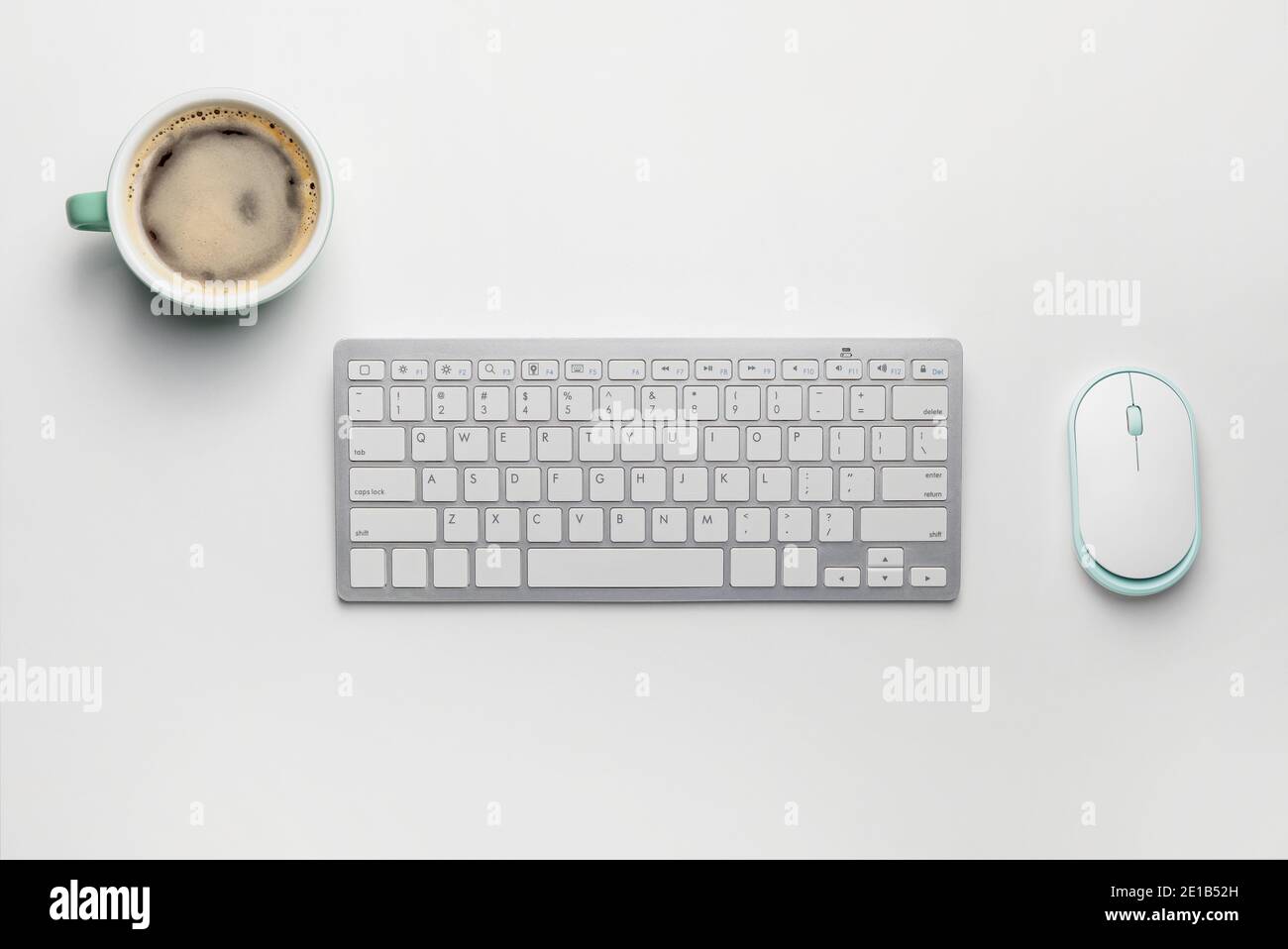 Computer keyboard and mouse isolated on white background Stock Photo ...