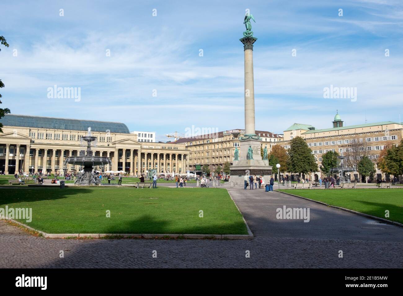 STUTTGART,GERMANY - NOVEMBER 17, 2020: The New Palace ( Neues Schloss ...