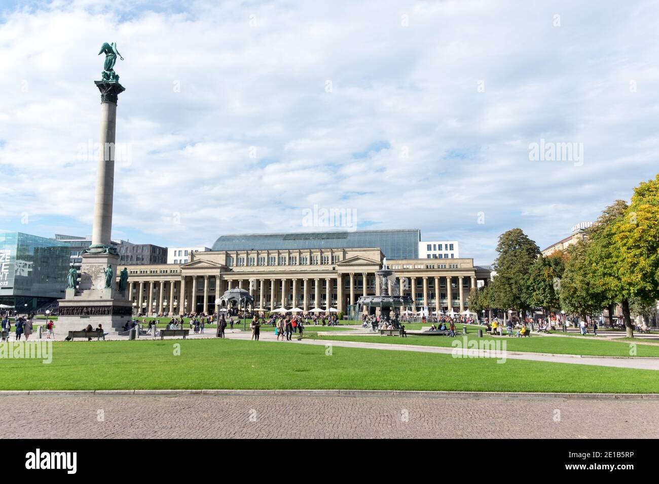 STUTTGART,GERMANY - NOVEMBER 17, 2020: The New Palace ( Neues Schloss ...
