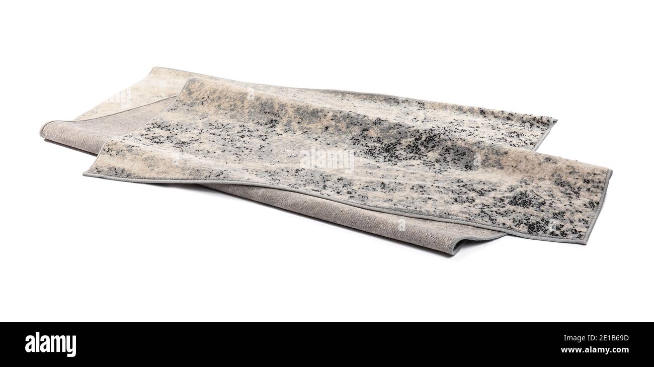 Beautiful soft carpet on white background Stock Photo - Alamy