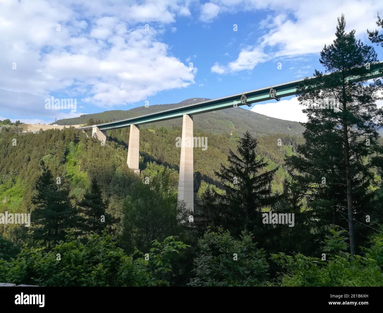 Europa Bridge near Innsbruck. Highest bridge in Europe Stock Photo - Alamy