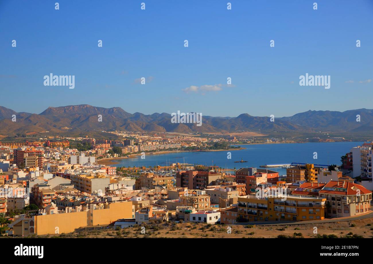 Puerto de Mazarron Murcia south east Spain coast town by the ...