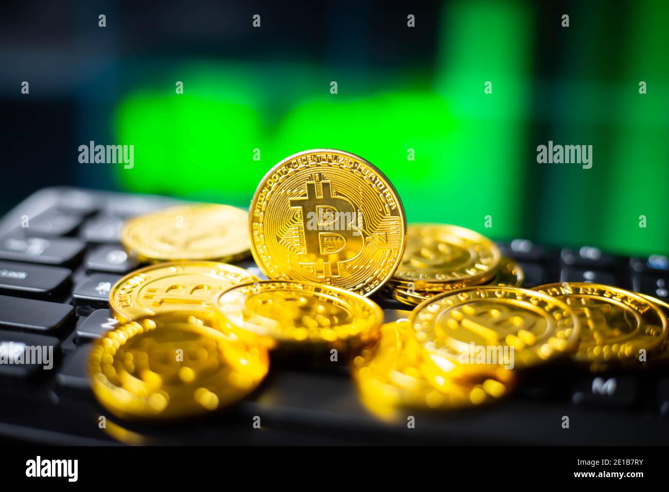 Bitcoin crypto money digital currency Stock Photo - Alamy