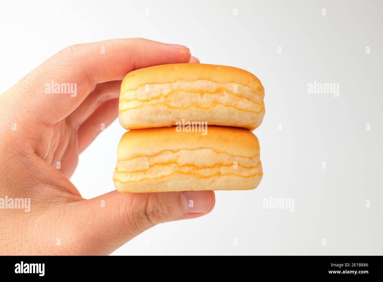 Cheese bread on white background Stock Photo - Alamy