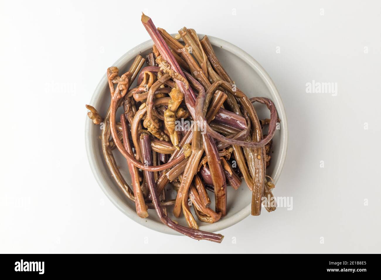 Fern herbs on a white background Stock Photo - Alamy