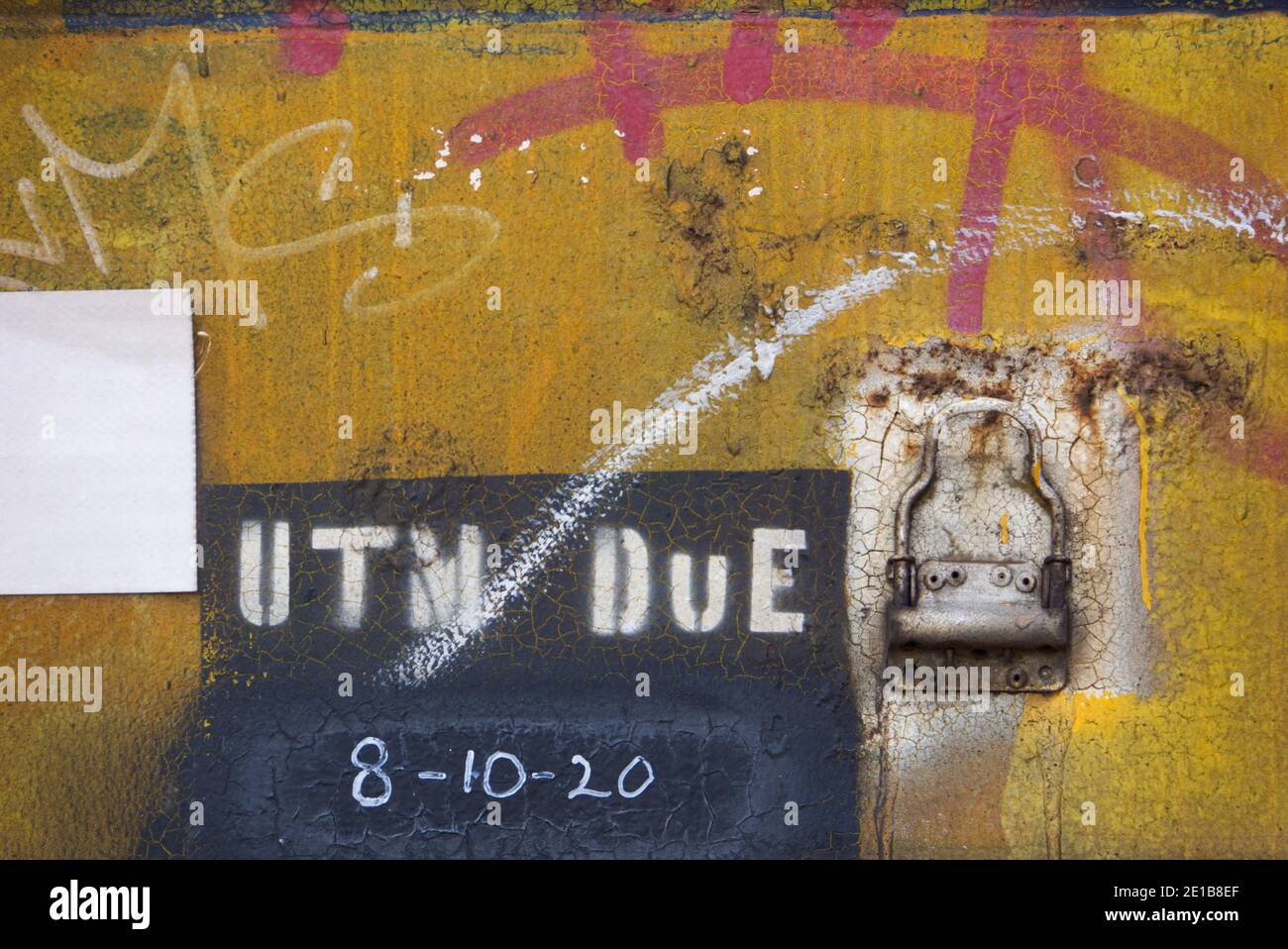 Abstract background texture and random graffiti art. Scratched surface ...