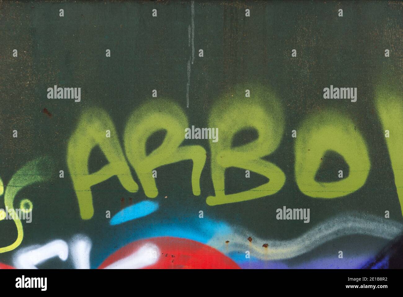 Abstract background texture and random graffiti art. Scratched surface ...