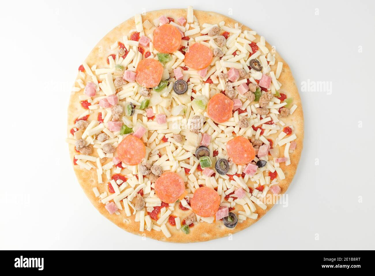 Frozen pizza on white hi-res stock photography and images - Alamy