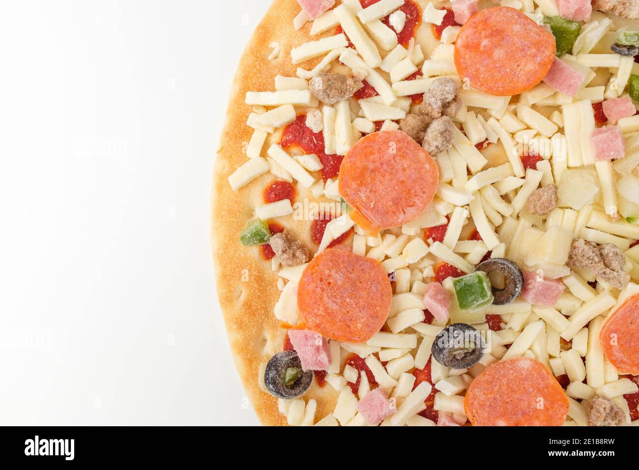 Frozen pizza on white hi-res stock photography and images - Alamy