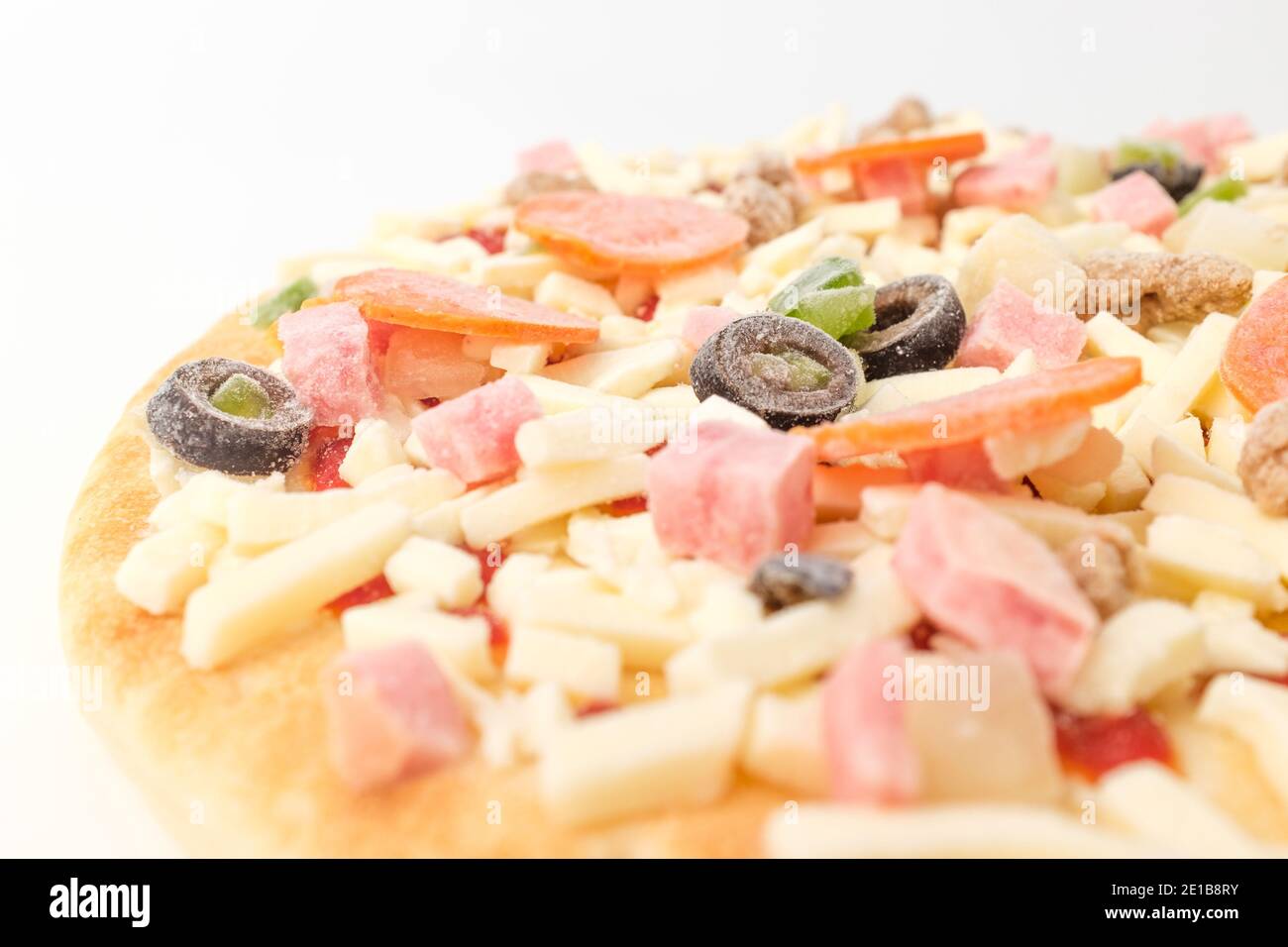 Frozen pizza on white hi-res stock photography and images - Alamy