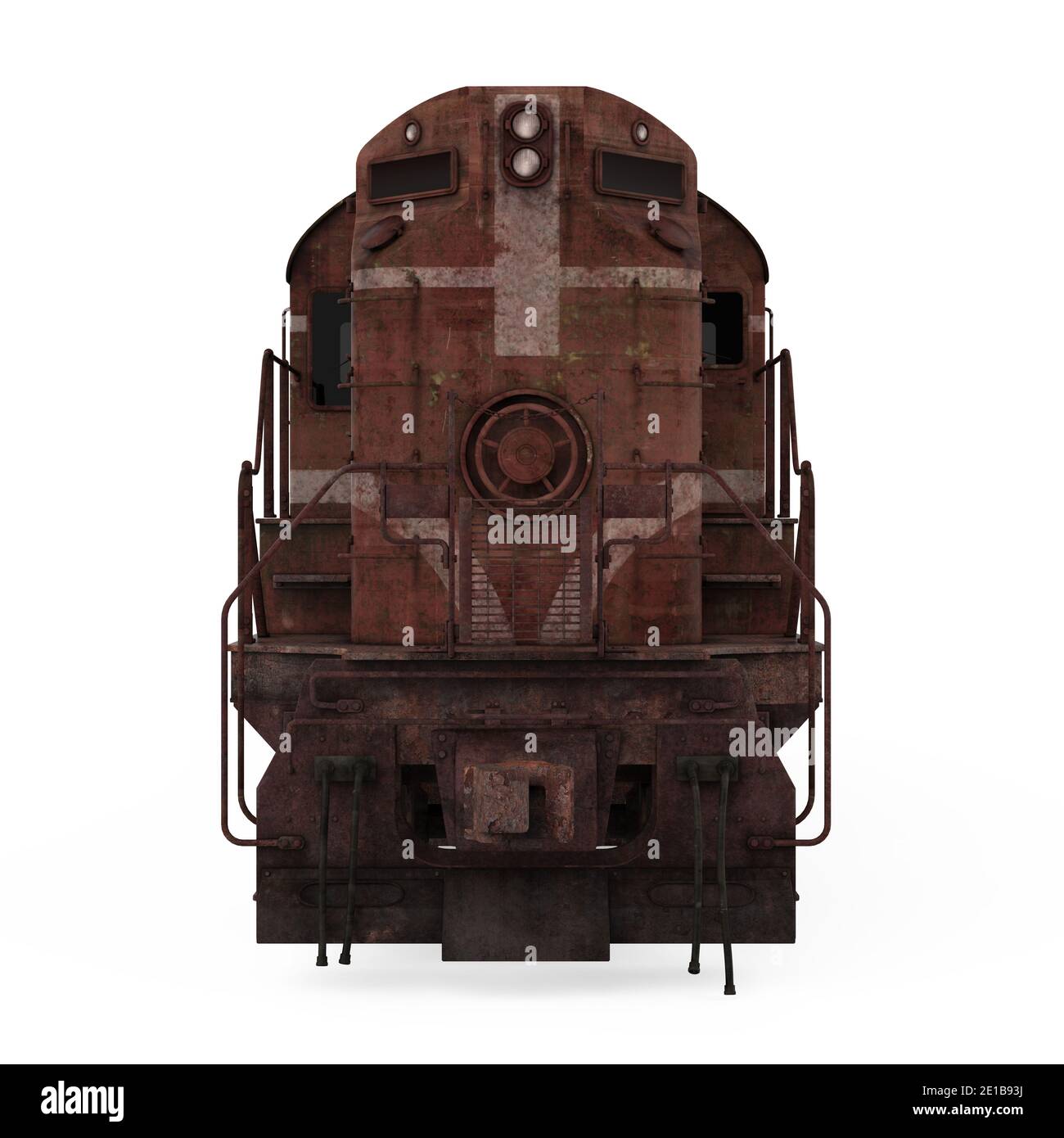 Passenger train diesel station Cut Out Stock Images & Pictures - Alamy