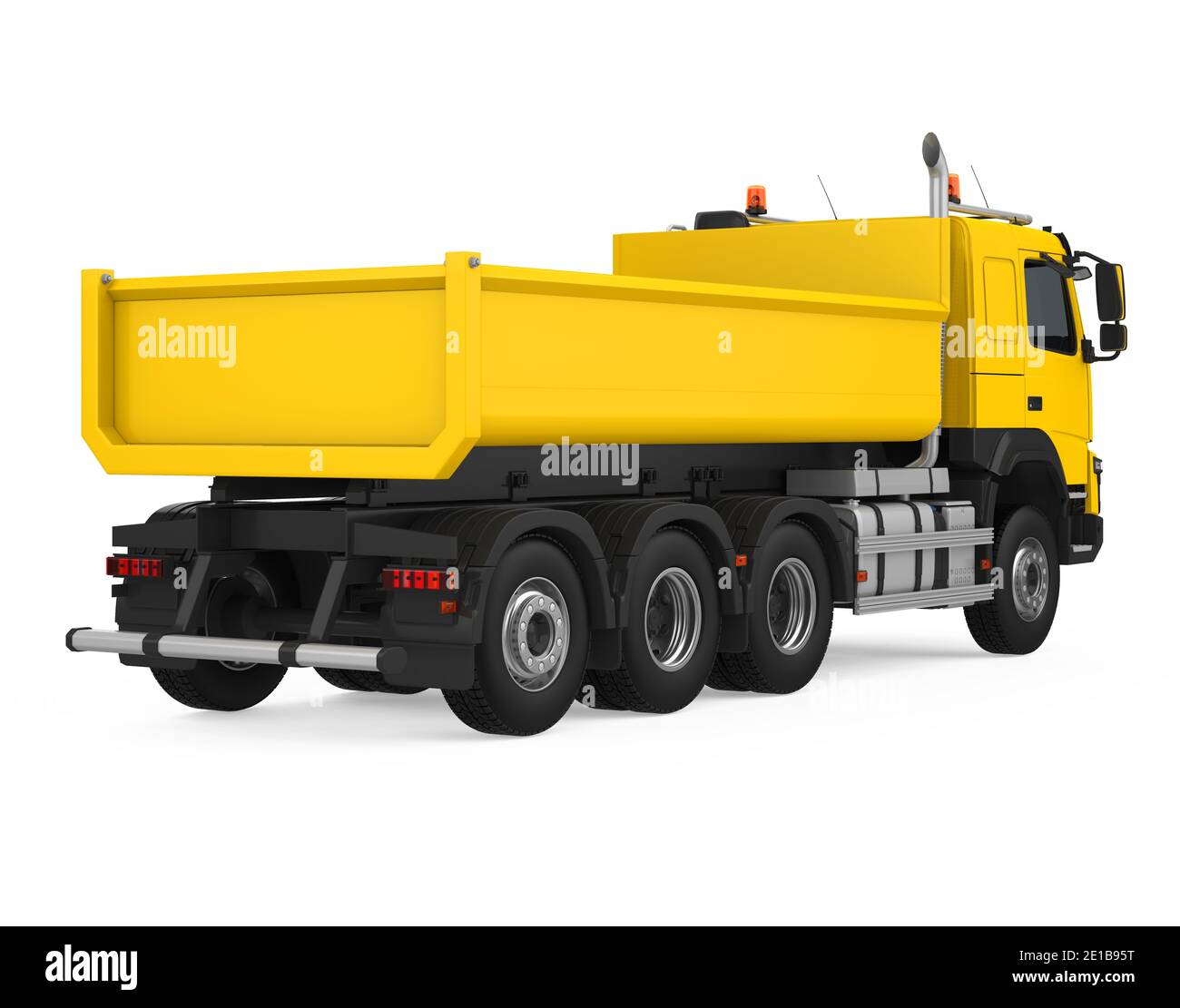 Tipper Dump Truck Isolated Stock Photo - Alamy