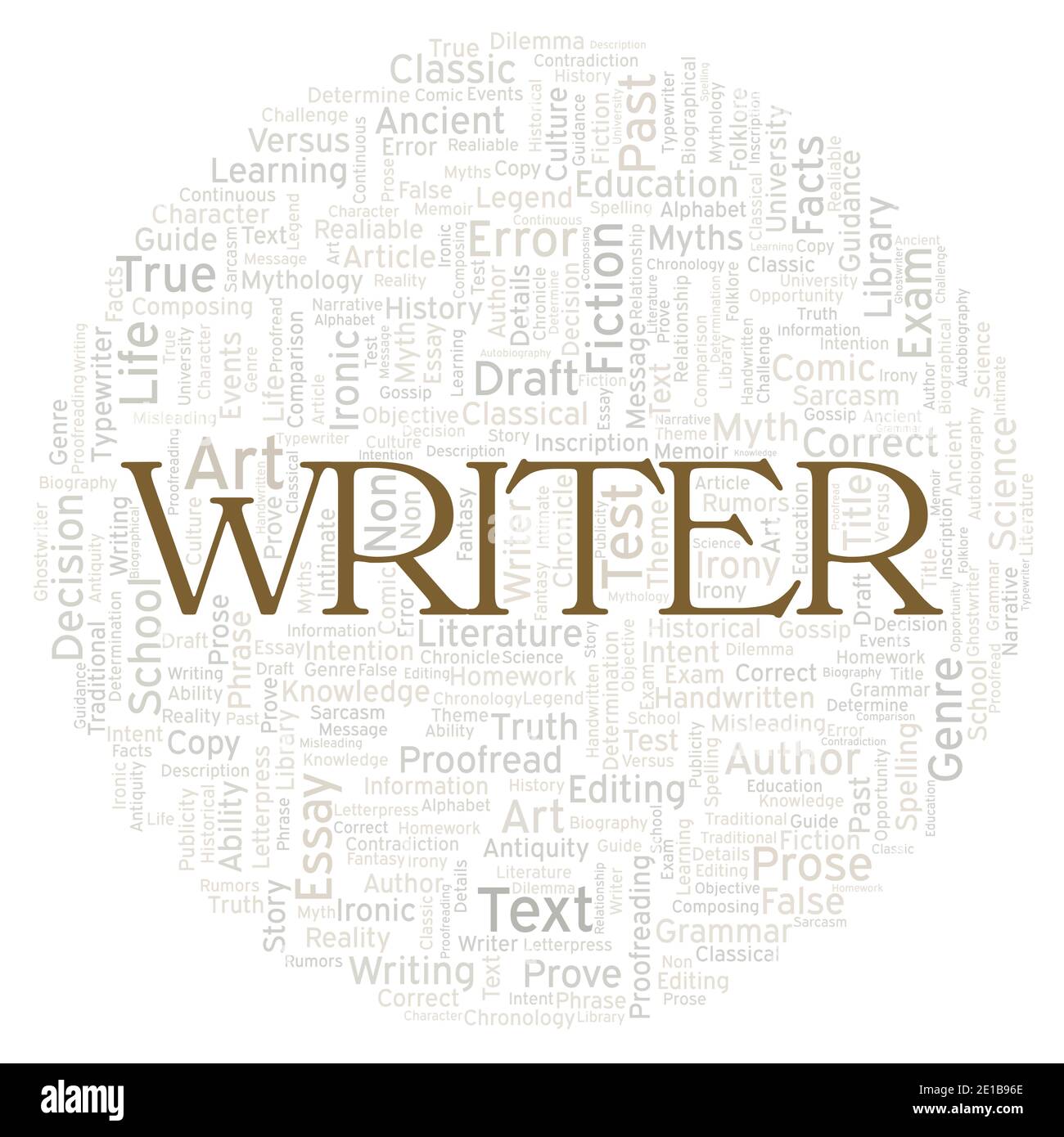 Writer collage Cut Out Stock Images & Pictures - Alamy