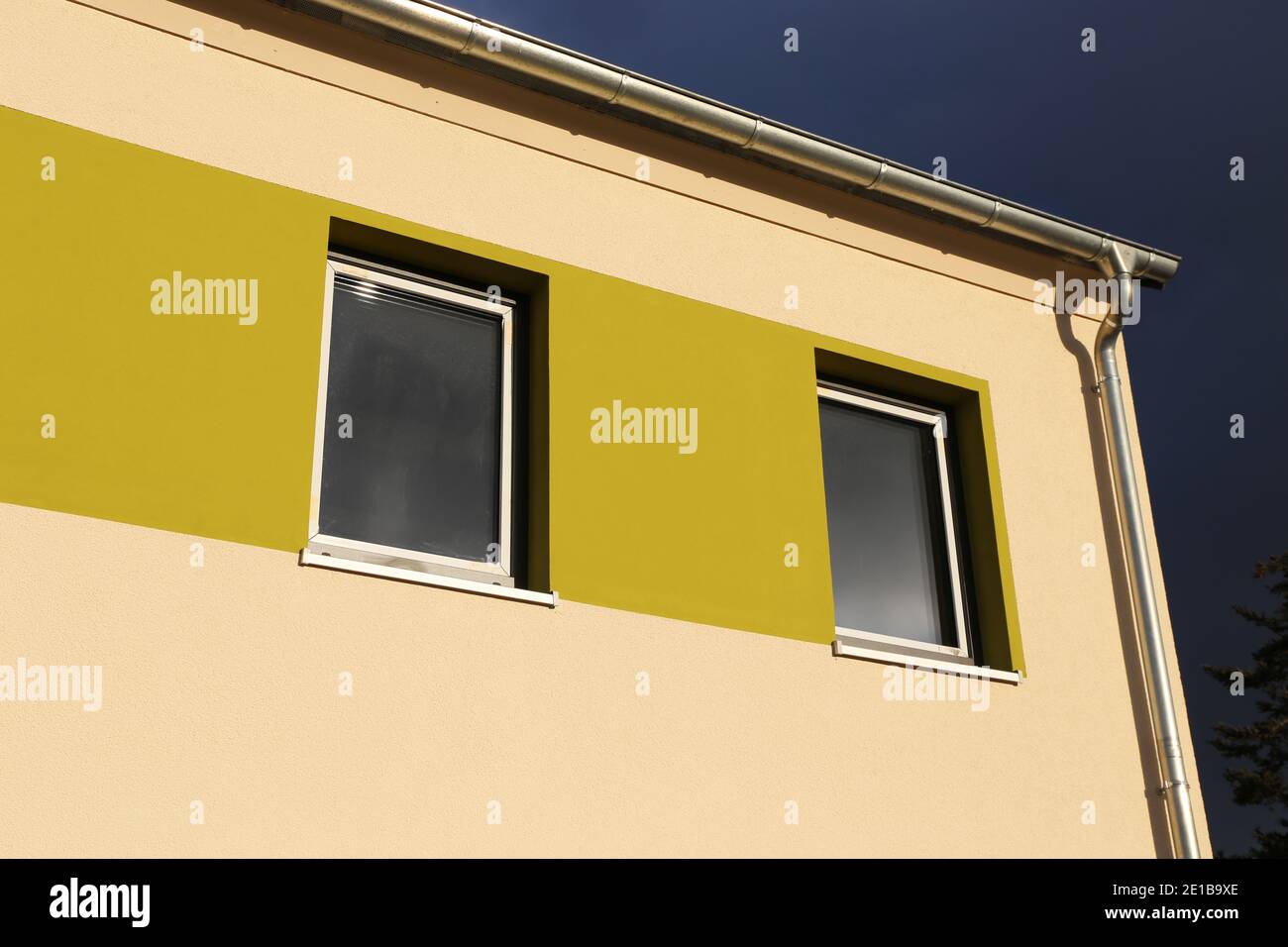 Residential home with modern facade painting Stock Photo - Alamy