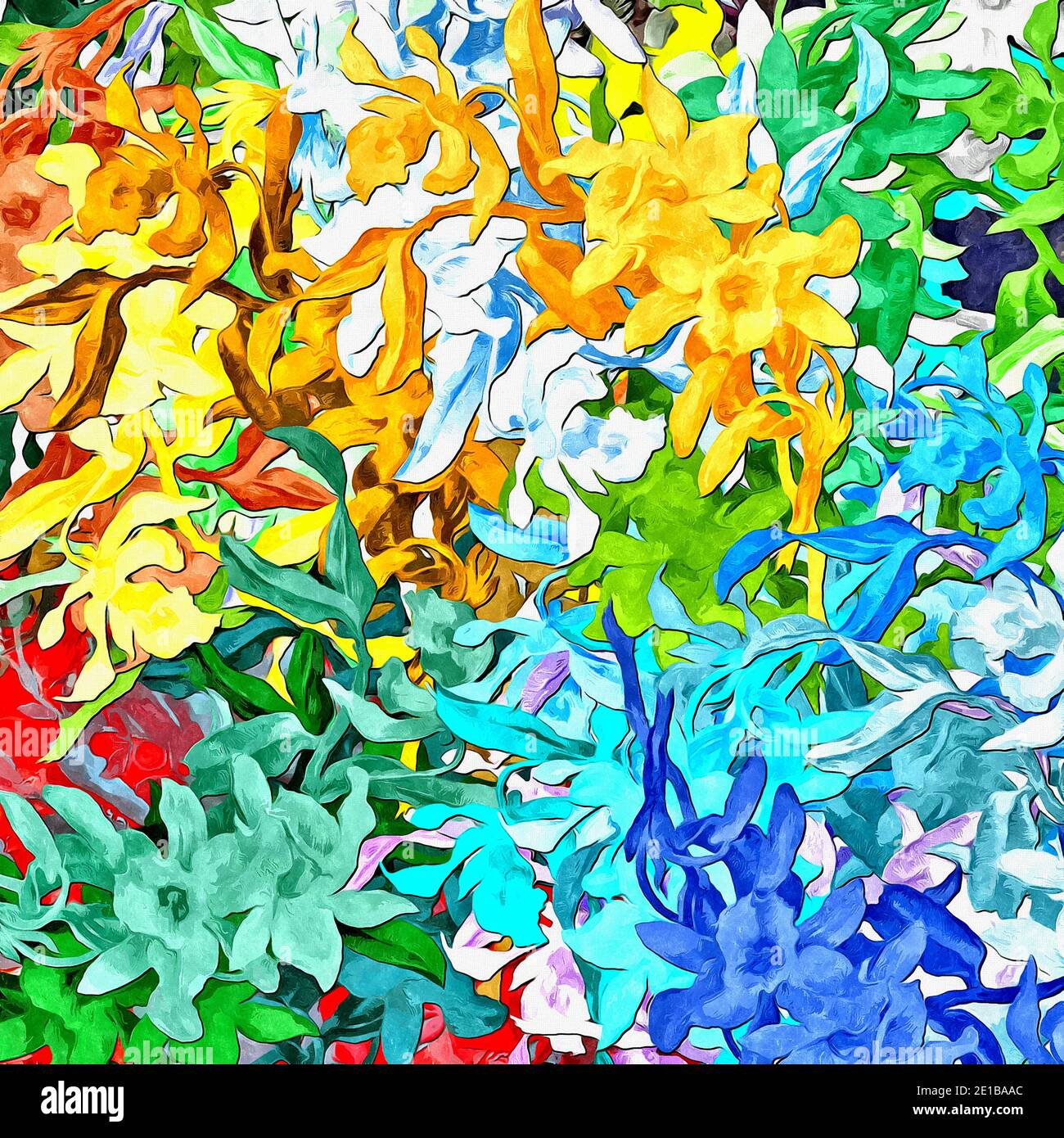 abstract psychedelic background watercolor stylization from colored ...