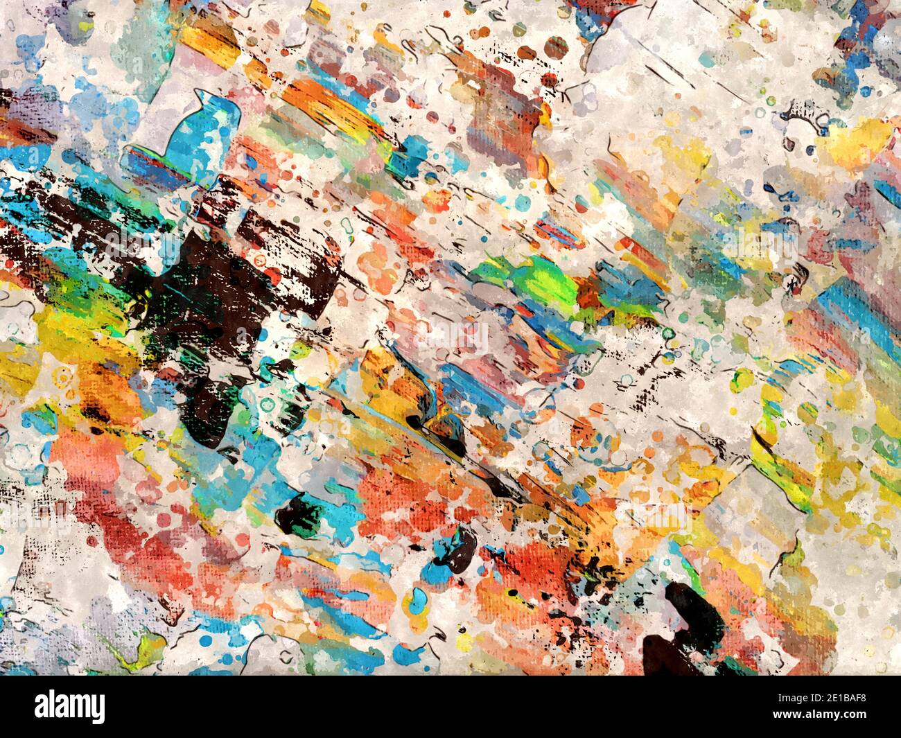 abstract psychedelic background watercolor stylization from colored ...