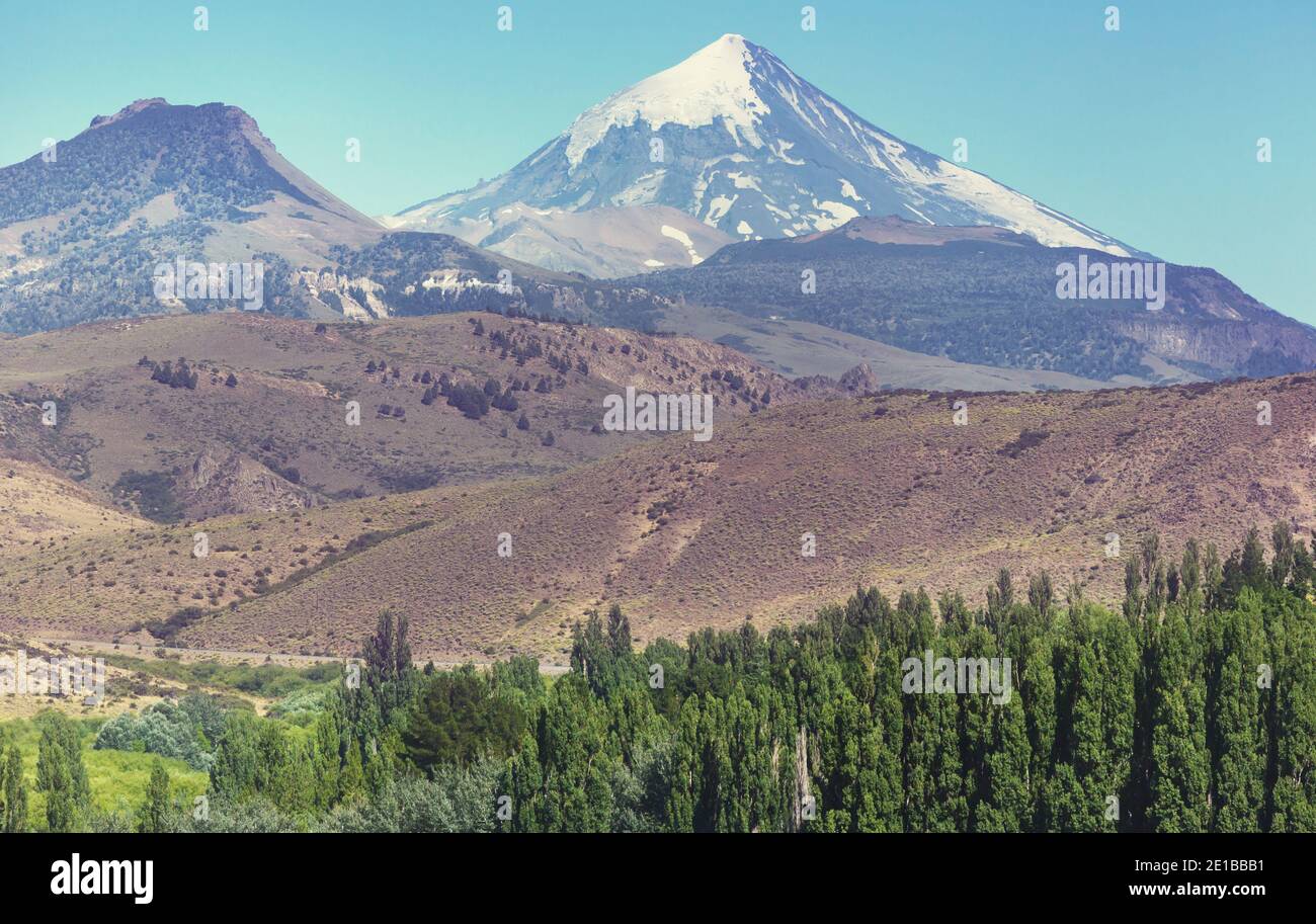 Beautiful volcanic landscapes in Chile, South America Stock Photo - Alamy