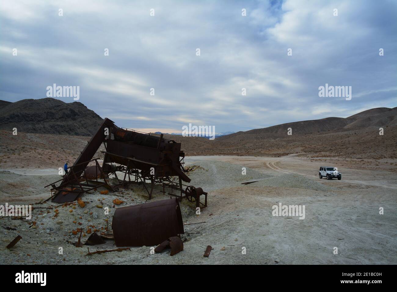 crater sulfur mine at the hanging rock canyon road in the last chance ...