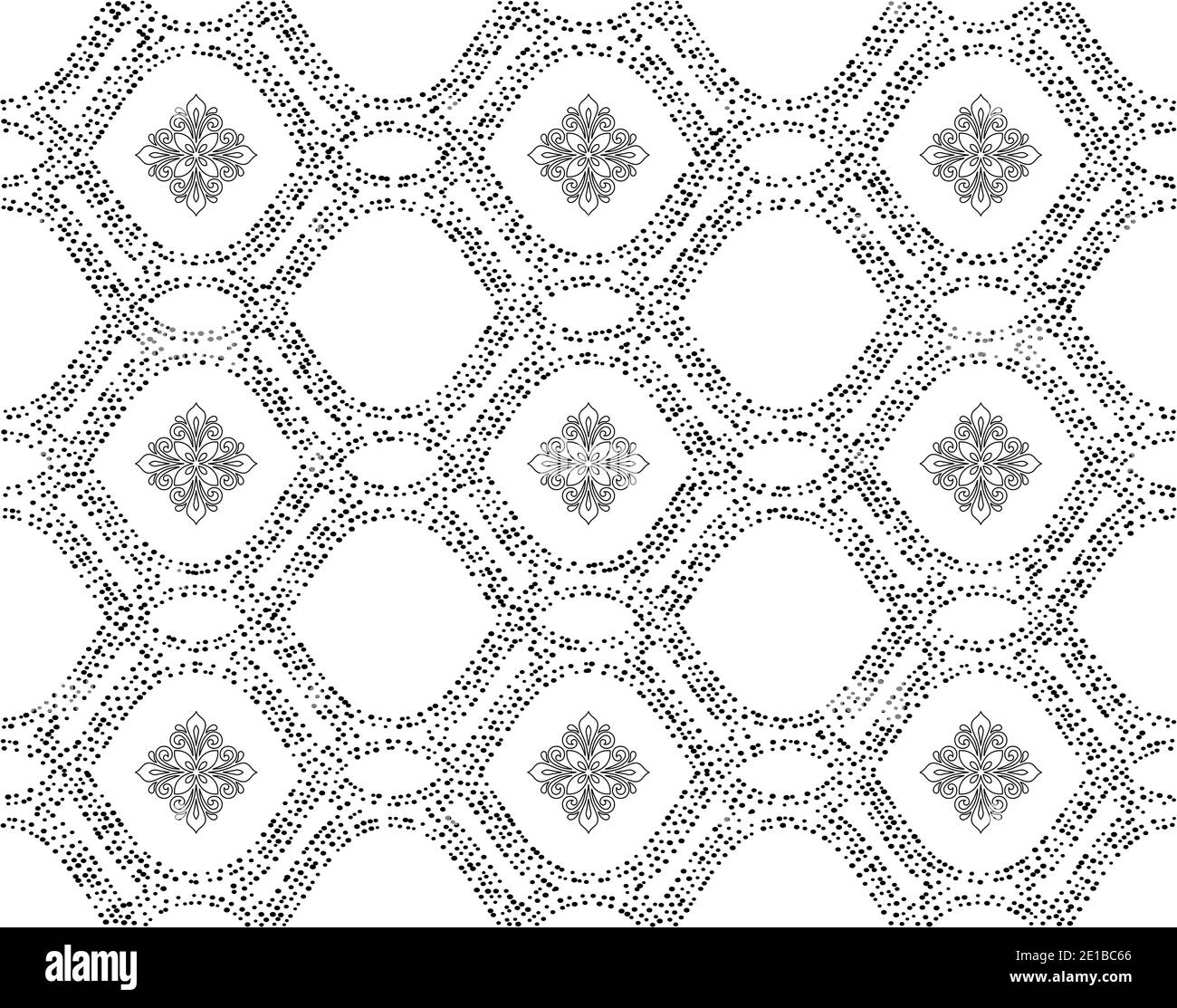 Black dotted line pattern wallpaper Cut Out Stock Images & Pictures - Alamy