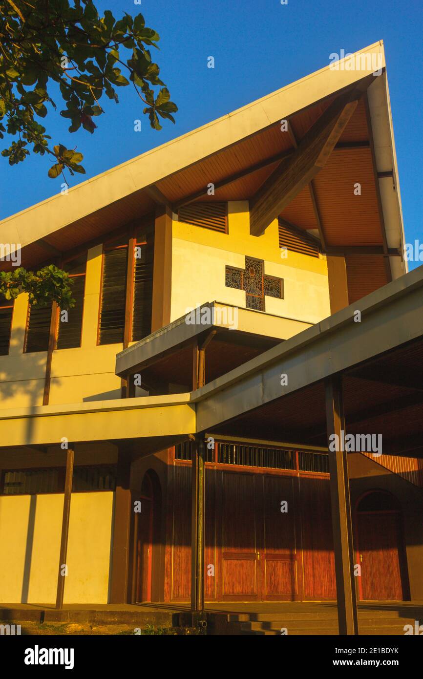 Catholic Cathedral in Port Vila. Port Vila, Vanuatu Stock Photo - Alamy