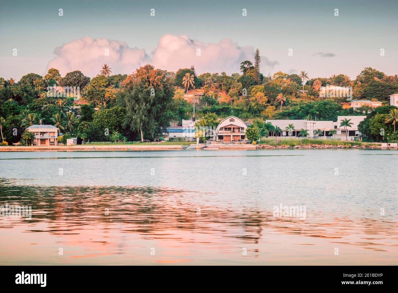 Panorama of Vanuatu. Port Vila, Vanuatu Stock Photo - Alamy