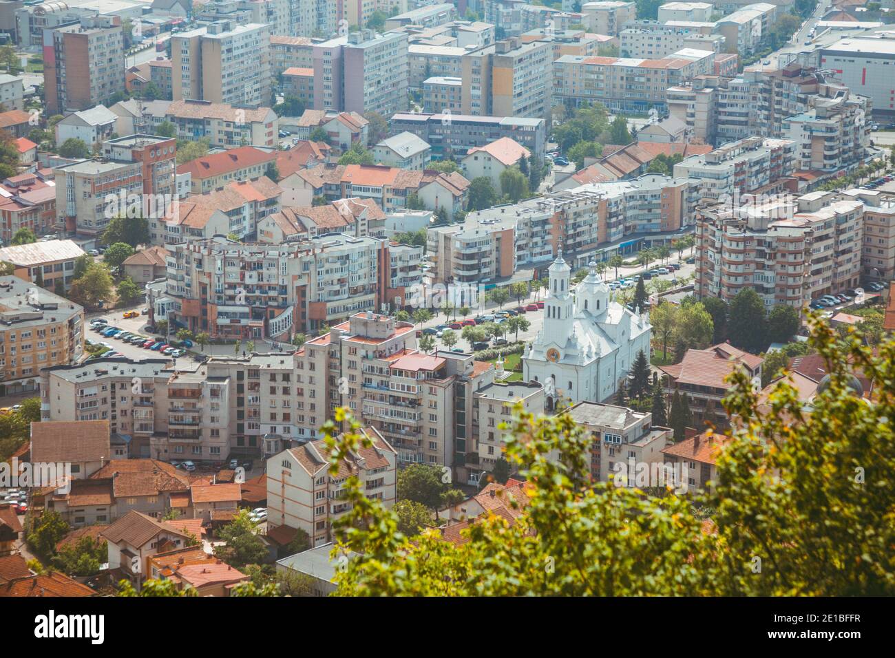 Europe romania transylvania deva castle hi-res stock photography and ...