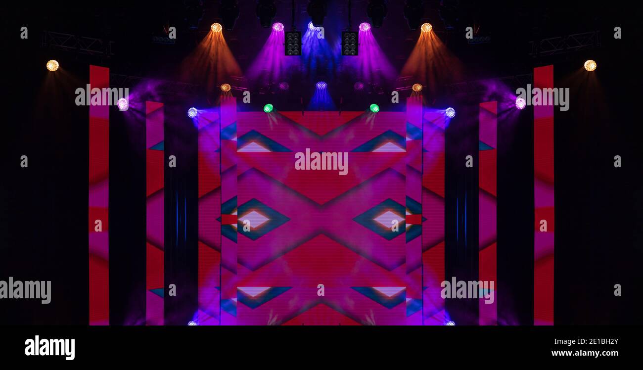 Abstract texture background for design. Stage light and smoke on stage ...