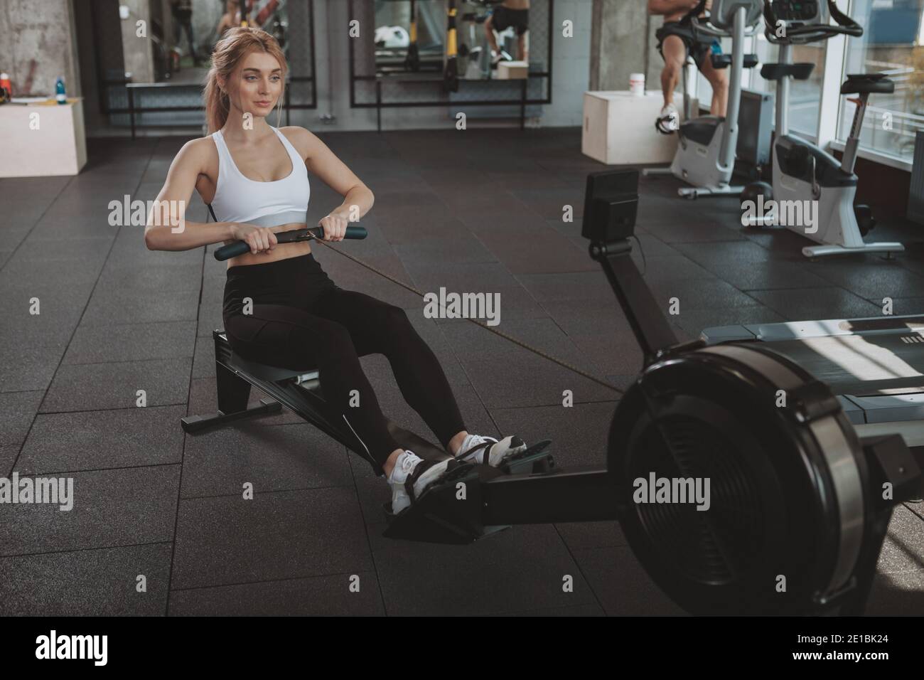 Rowing machine competition hi-res stock photography and images - Alamy