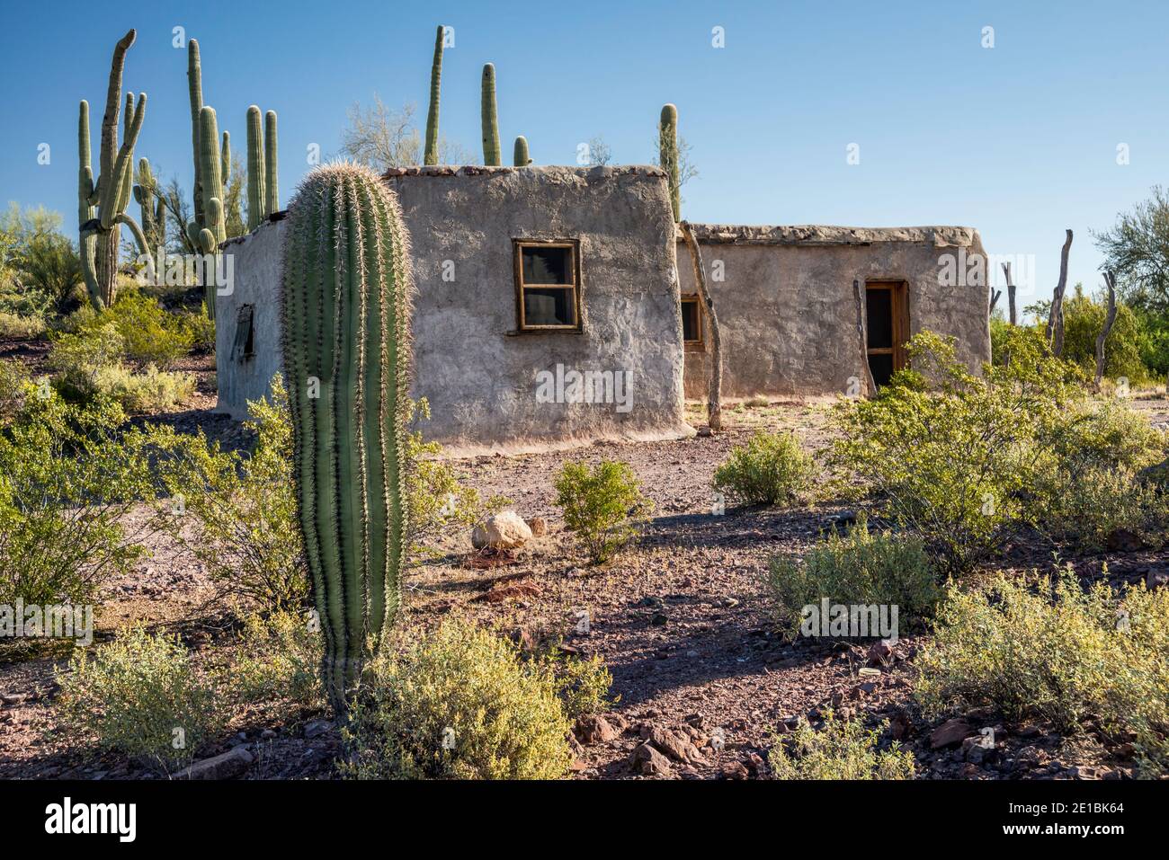 Adobe house desert arizona hi-res stock photography and images - Alamy