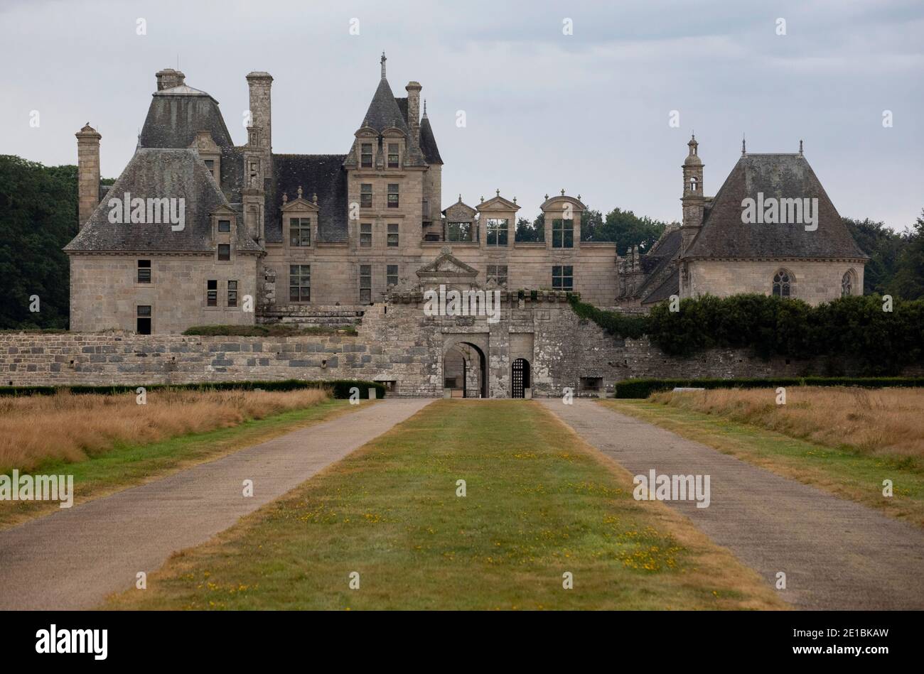 An exterior view of the Kerjean castle Stock Photo - Alamy