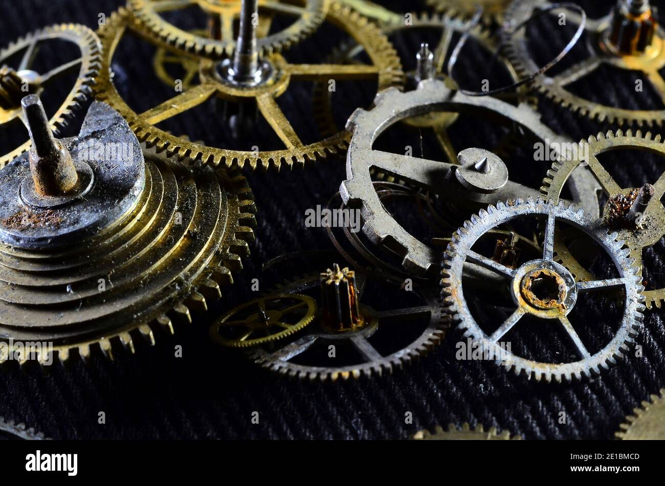 Watch parts and cogs Stock Photo - Alamy